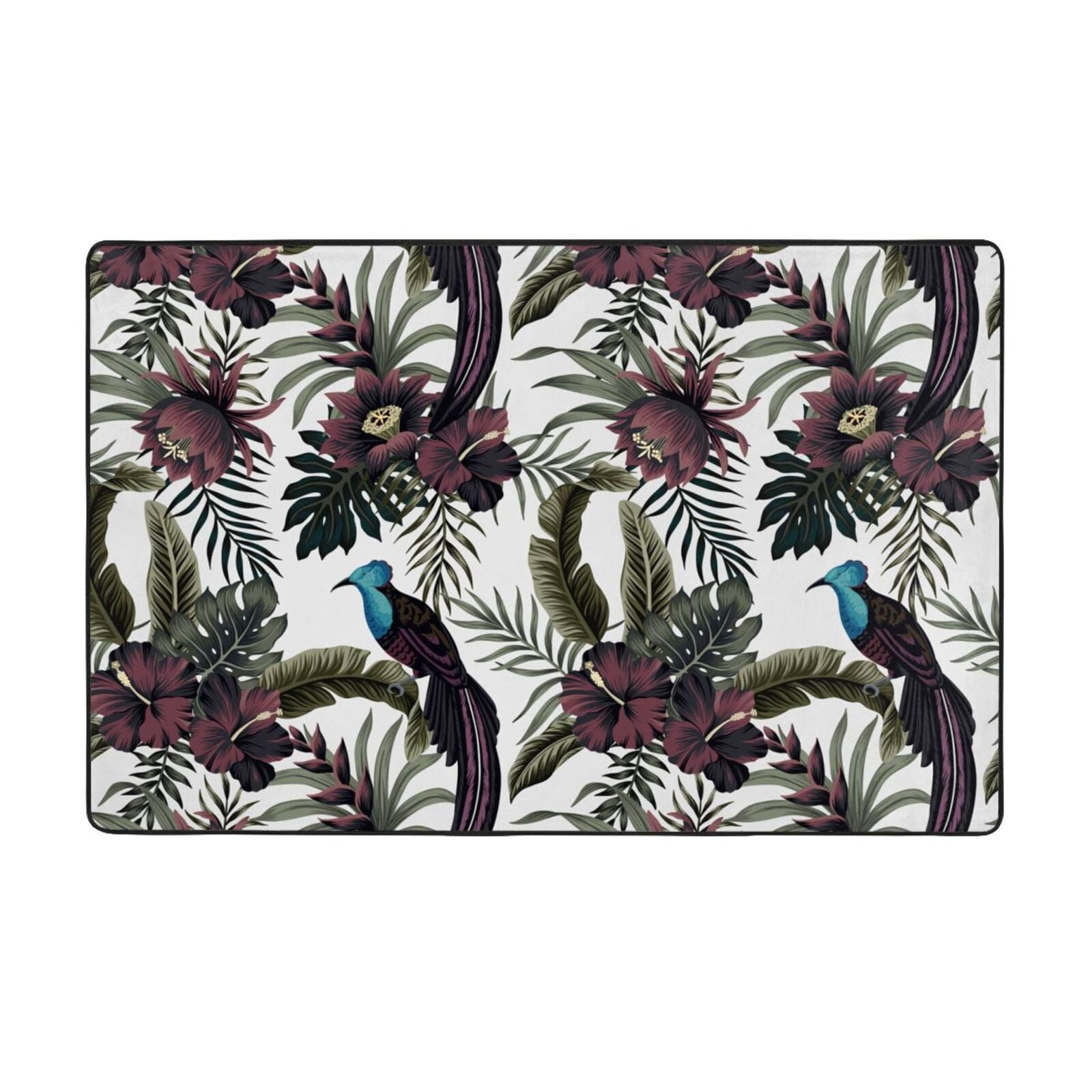 Brown Cute Bird of Paradise Universal Door Mat Indoor Entrance, 60×39 ...