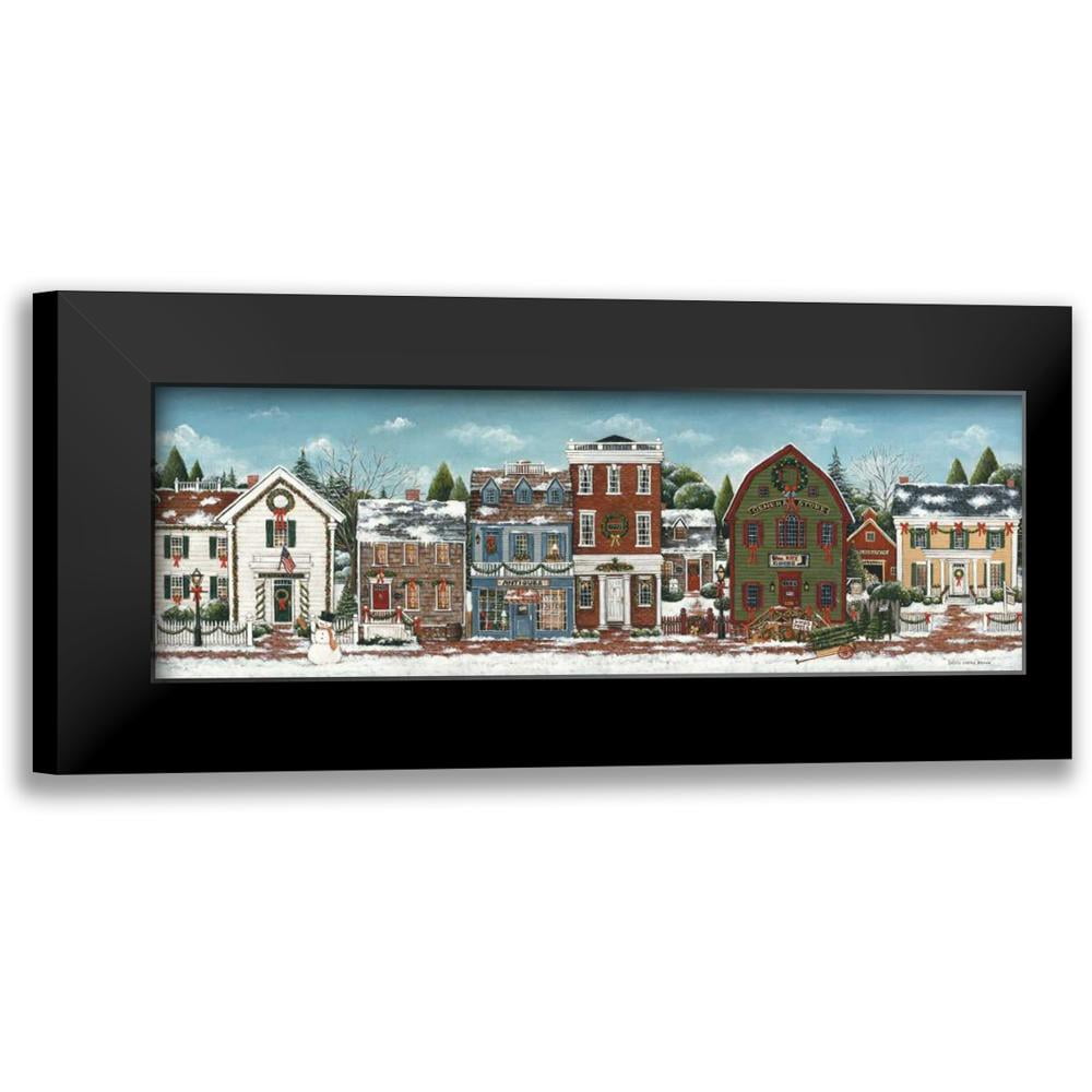 Brown, David Carter 24x11 Black Modern Framed Museum Art Print Titled ...