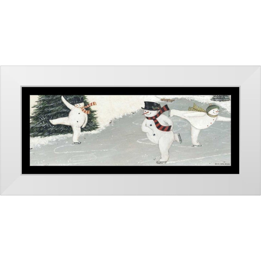 Brown, David Carter 32x15 White Modern Wood Framed Museum Art Print ...