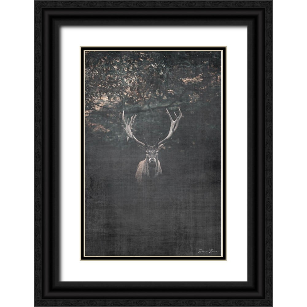 Brown, Denise 11x14 Black Ornate Wood Framed with Double Matting Museum ...