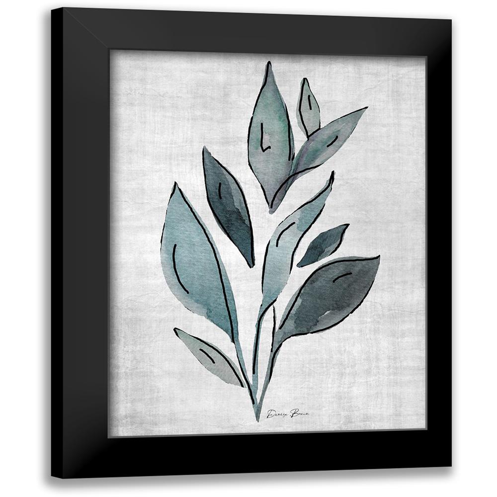 Brown, Denise 12x14 Black Modern Framed Museum Art Print Titled ...