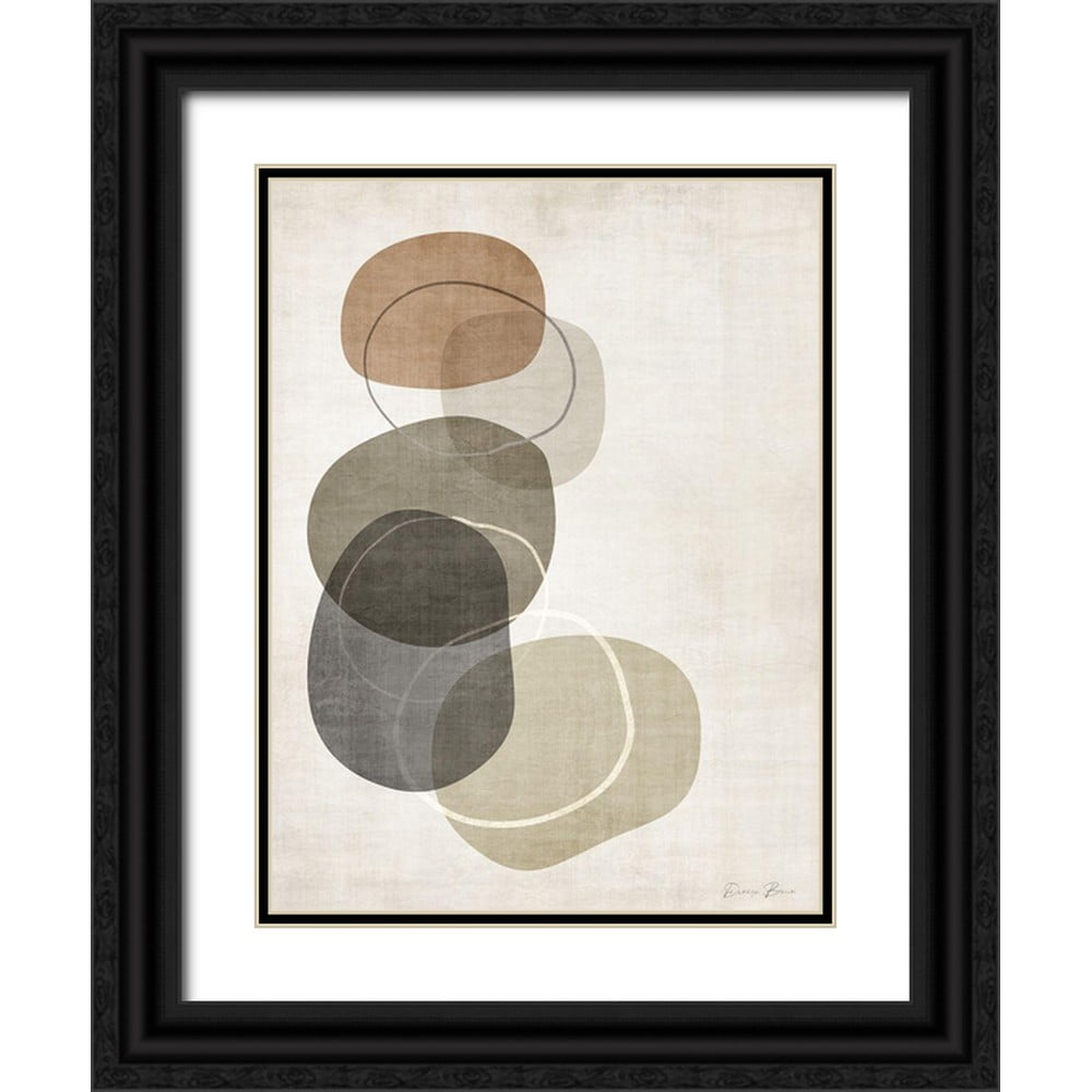 Brown, Denise 12x14 Black Ornate Wood Framed with Double Matting Museum ...