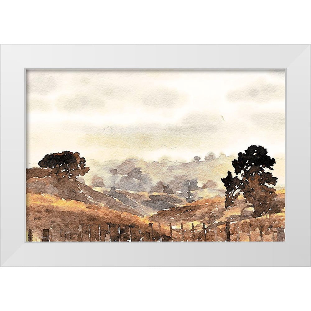 Brown, Denise 18x13 White Modern Wood Framed Museum Art Print Titled ...