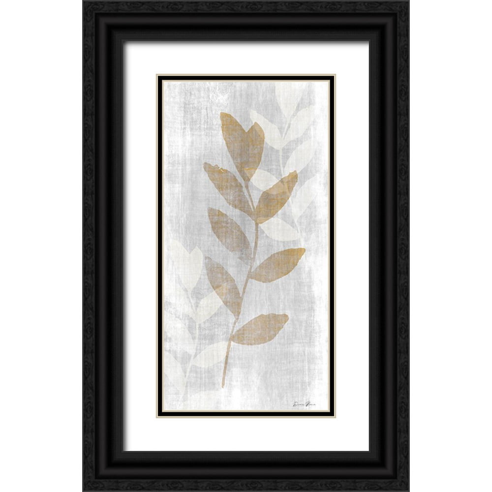 Brown, Denise 18x32 Black Ornate Wood Framed with Double Matting Museum ...