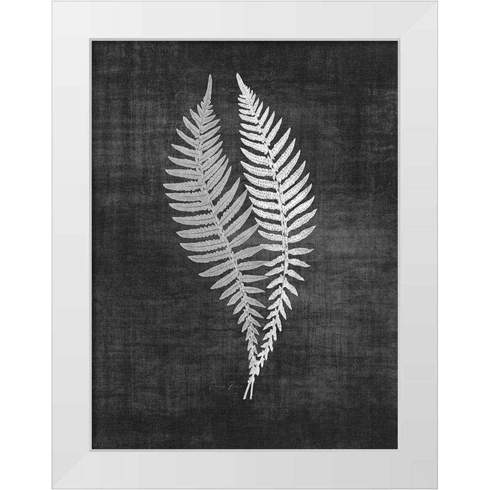 Brown, Denise 25x32 White Modern Wood Framed Museum Art Print Titled - Astor Fern 2 - Walmart.com