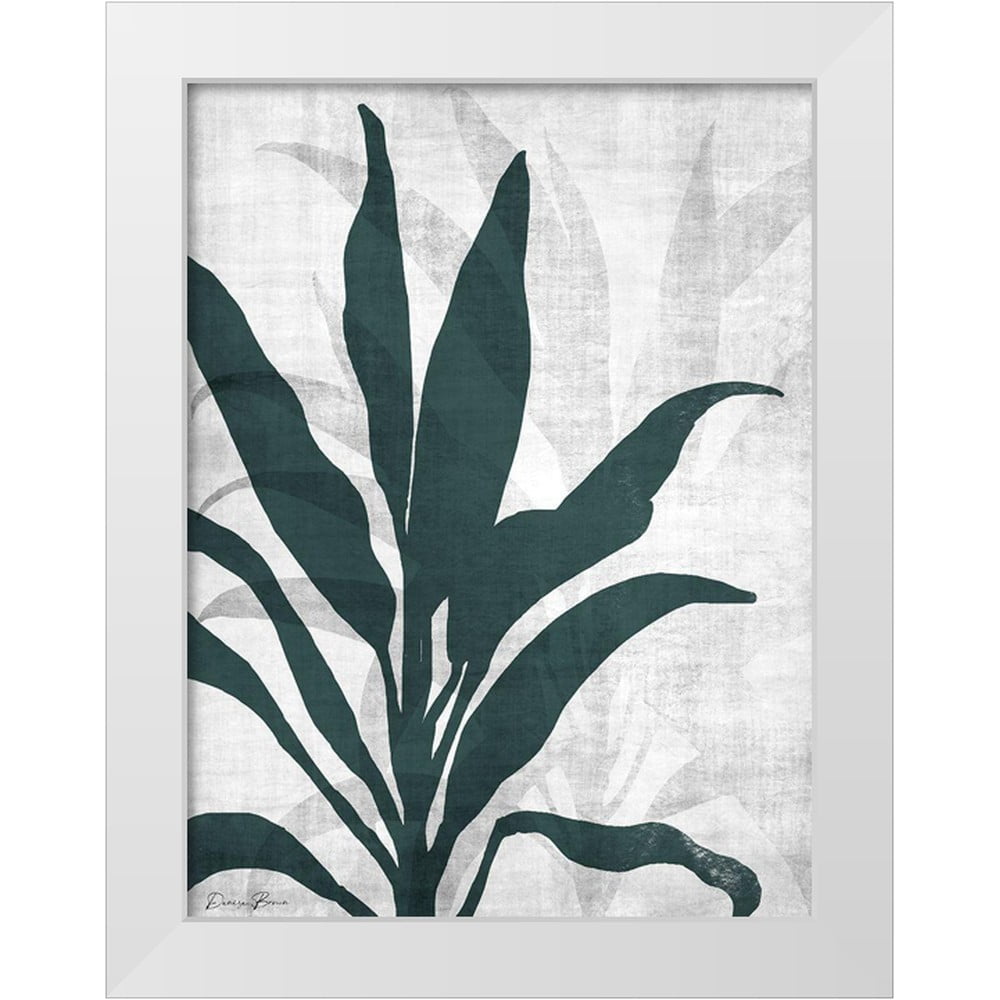 Brown, Denise 25x32 White Modern Wood Framed Museum Art Print Titled - Urban Greenery 1 ...