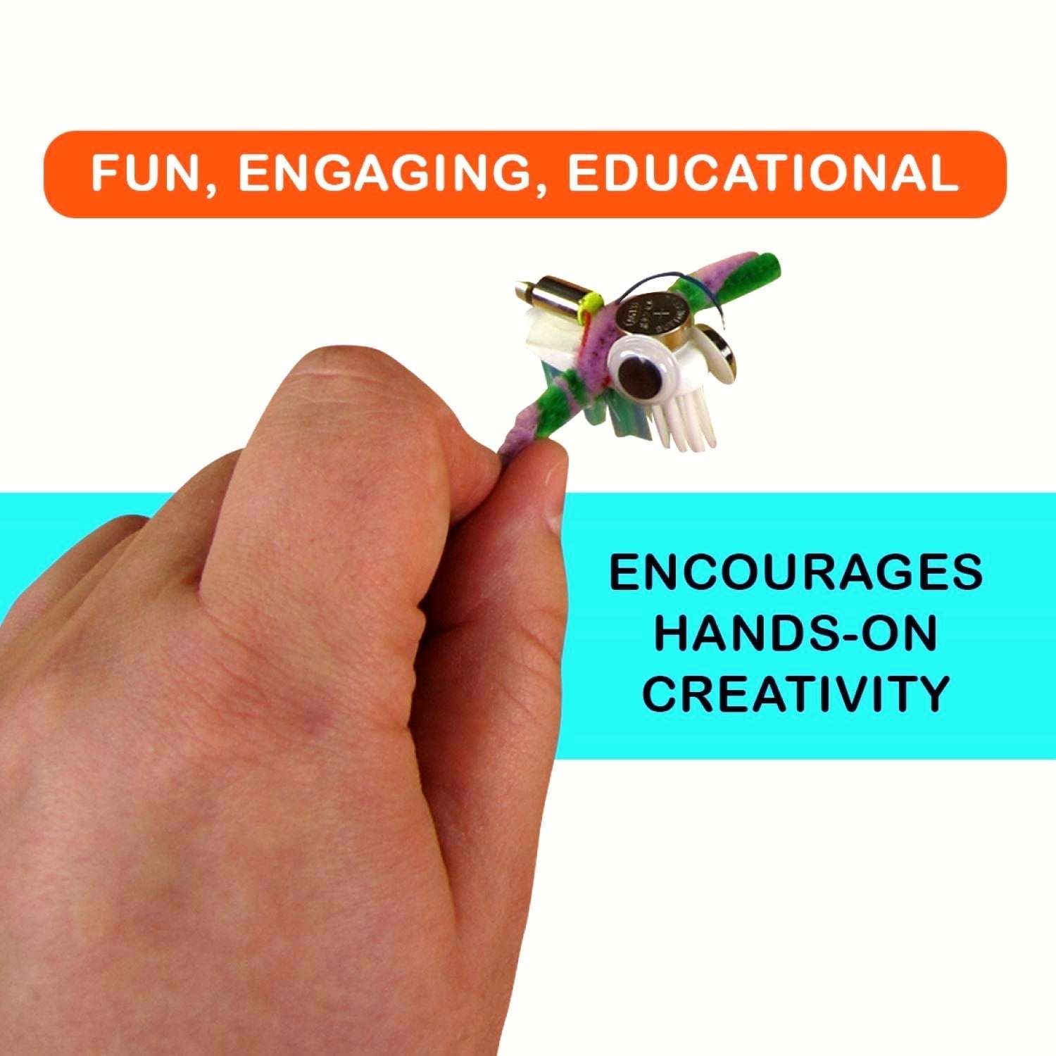 Brown Dog Gadgets Bristlebot 25-Pack – STEM Building Kits for Classroom ...