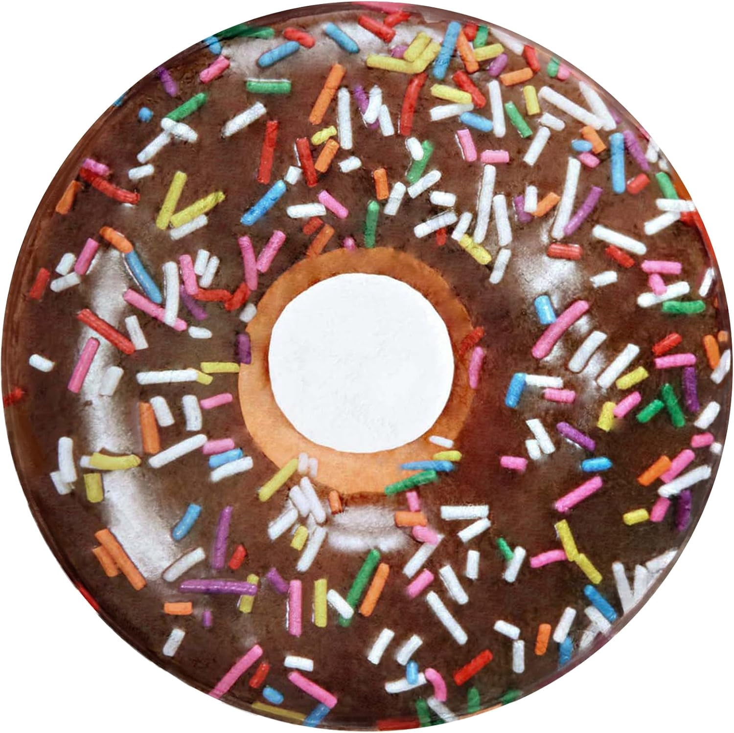 Brown Donut Funny Throw Blanket, 300 GSM Giant Realistic Novelty Food ...
