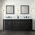 Brown Double Vanity with 80 - in Compatible Top, E0 Plywood / Ample ...