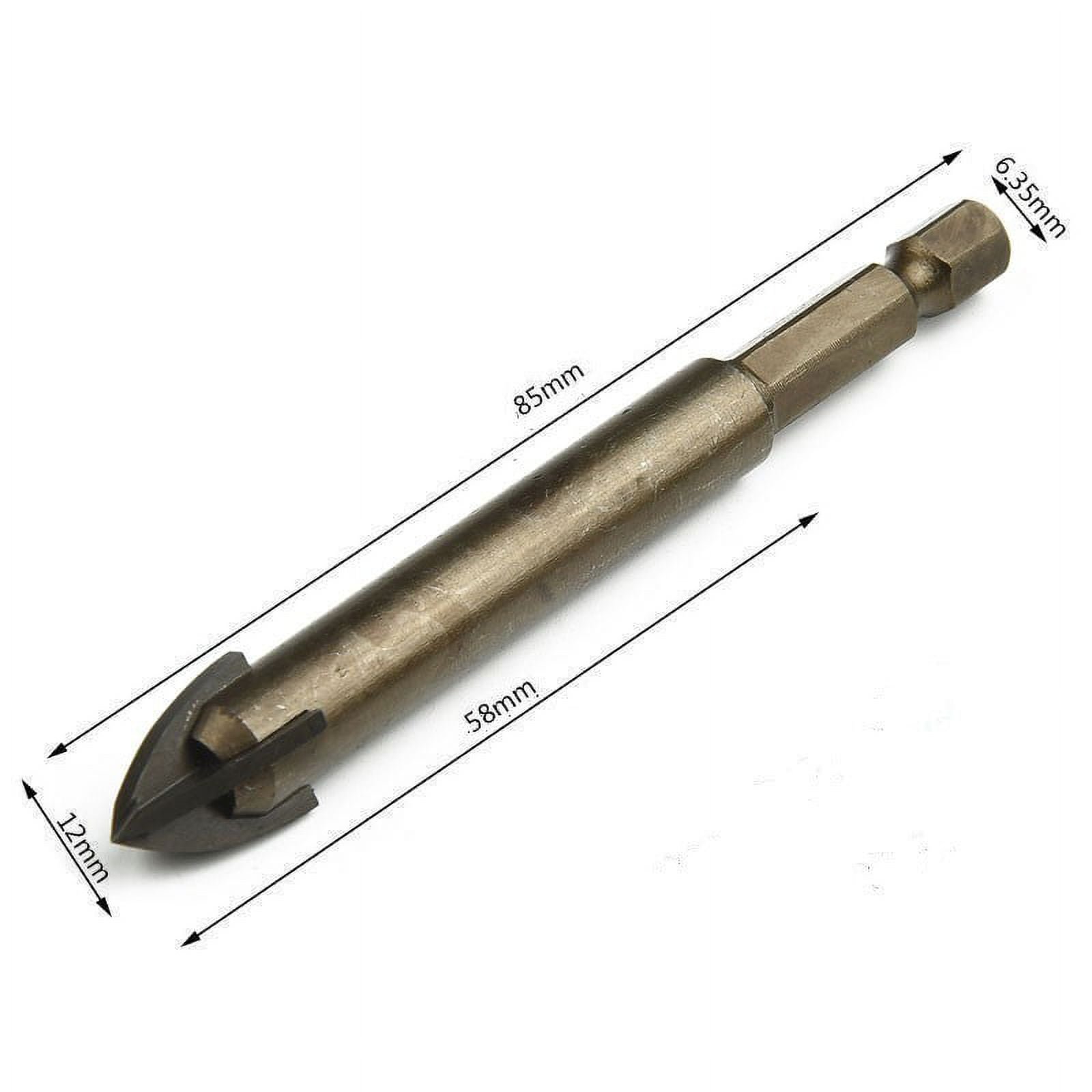 Brown Drill Bit Workshop Carbide Cutter Drilling Granite Hole Tools ...