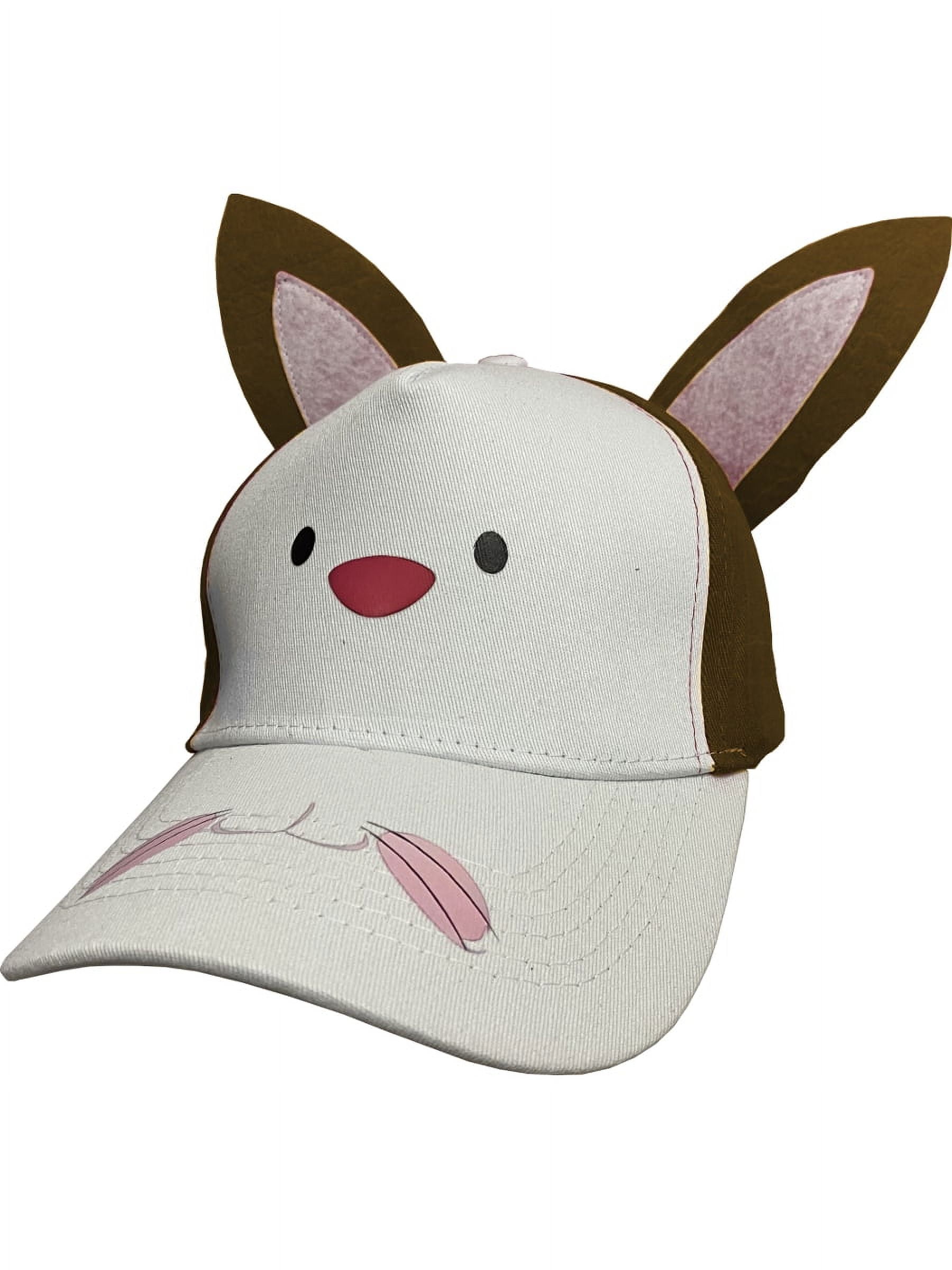 Brown Easter Bunny Baseball Hat With Ears Costume Accessory - Walmart.com