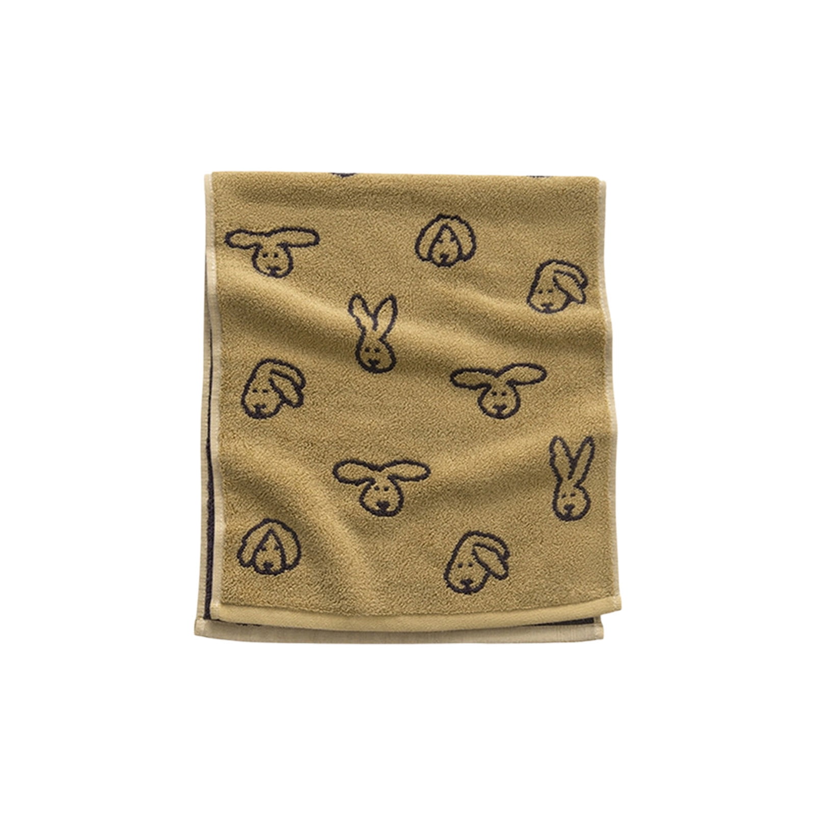 Brown Easter Bunny Jacquard Towel Extra Thick Large Absorbent Pure ...