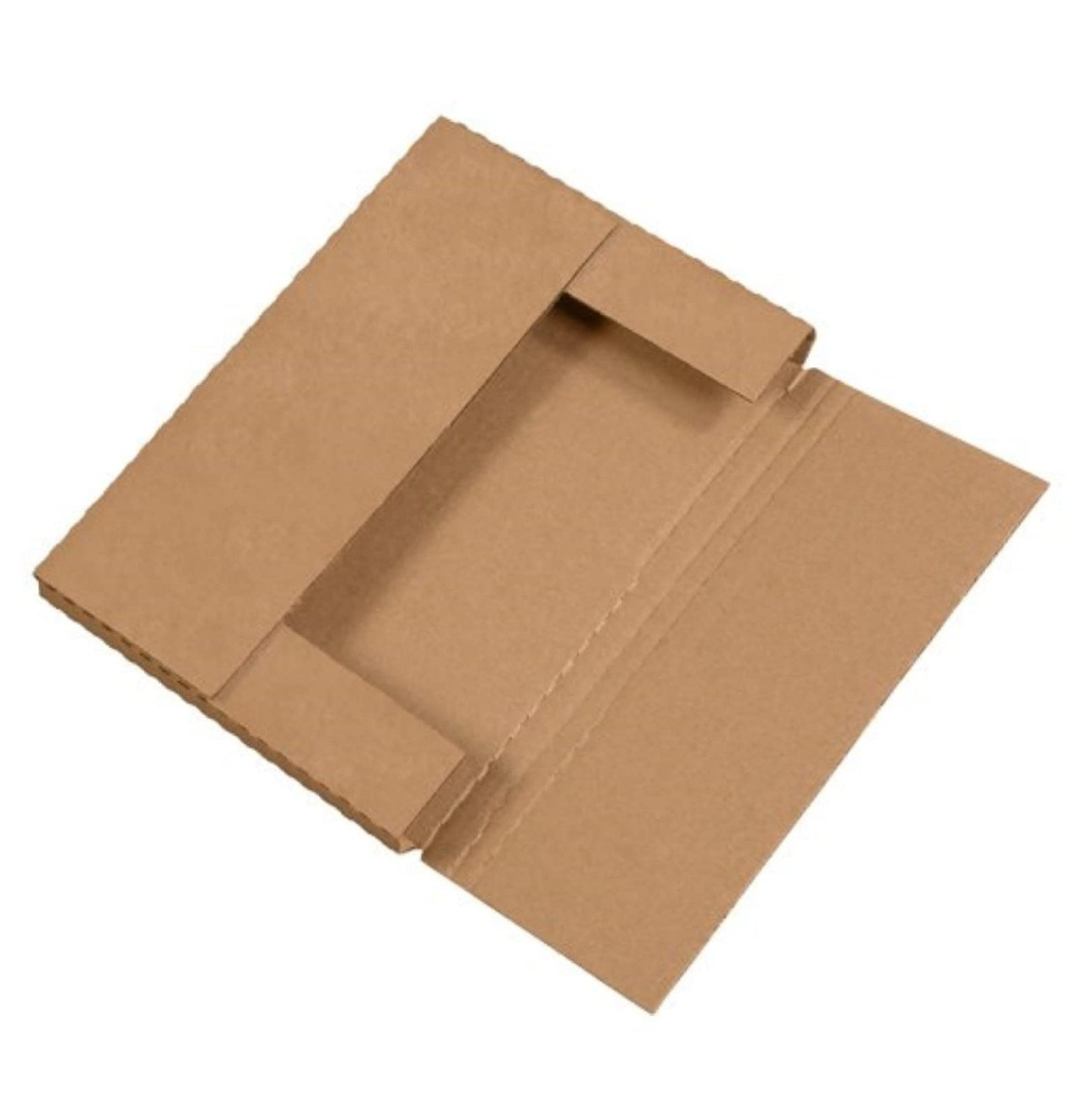 Brown Easy-Fold Mailing Boxes, 12 x 10 1/2 x 2 Inches, Pack of 50 ...