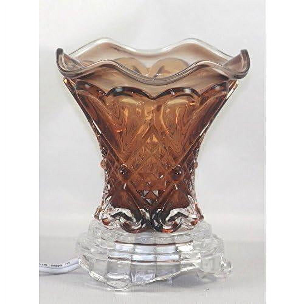 Brown Electric Glass Fragrance Scented Oil Warmer (Burner/Warmer/Lamp ...