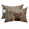 Brown Elk Outdoor Pillows for Chaise Lounge Chair Beach Headrest Pillow ...