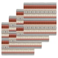 Brown Ethnic Boho Kitchen Dish Towels for Drying Dishes Set of 4 ...