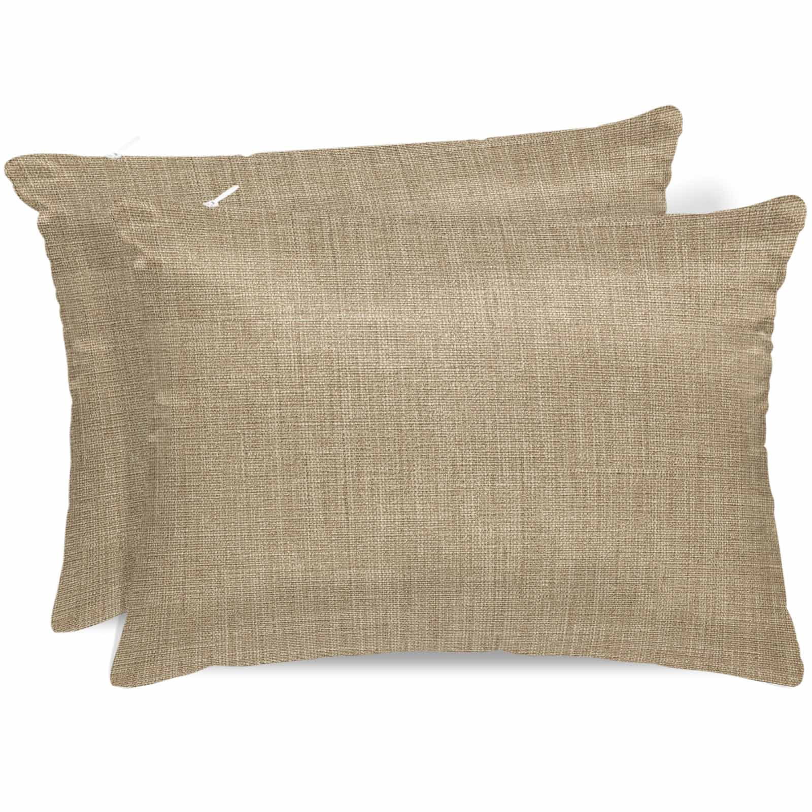 Brown Farmhouse Satin Pillowcase for Hair and Skin with Zipper, Soft ...