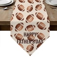 Brown Father's Day Table Runner Linen Burlap Table Runner 72 Inches ...