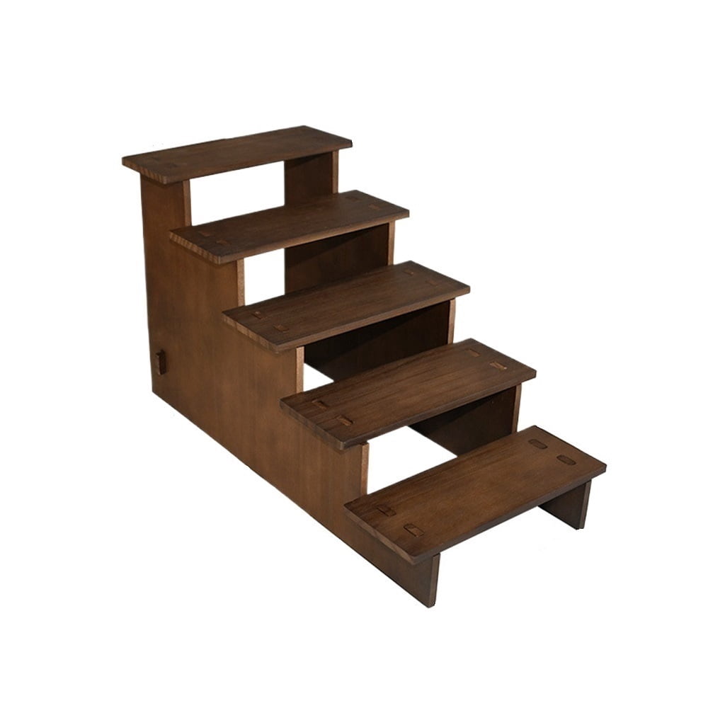 Brown Five Tier Bracelet Display Jewelry Rack Jewelry Storage Wooden ...