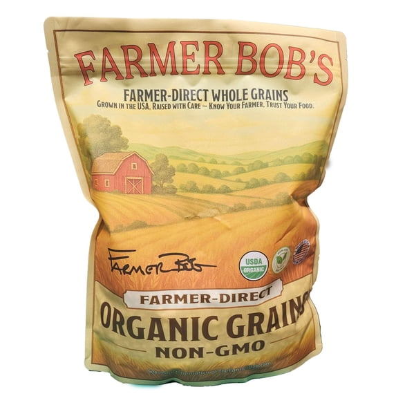 Farmer Bob's, Organic Brown Flax Seeds, Non-GMO, 16 oz - Walmart.com