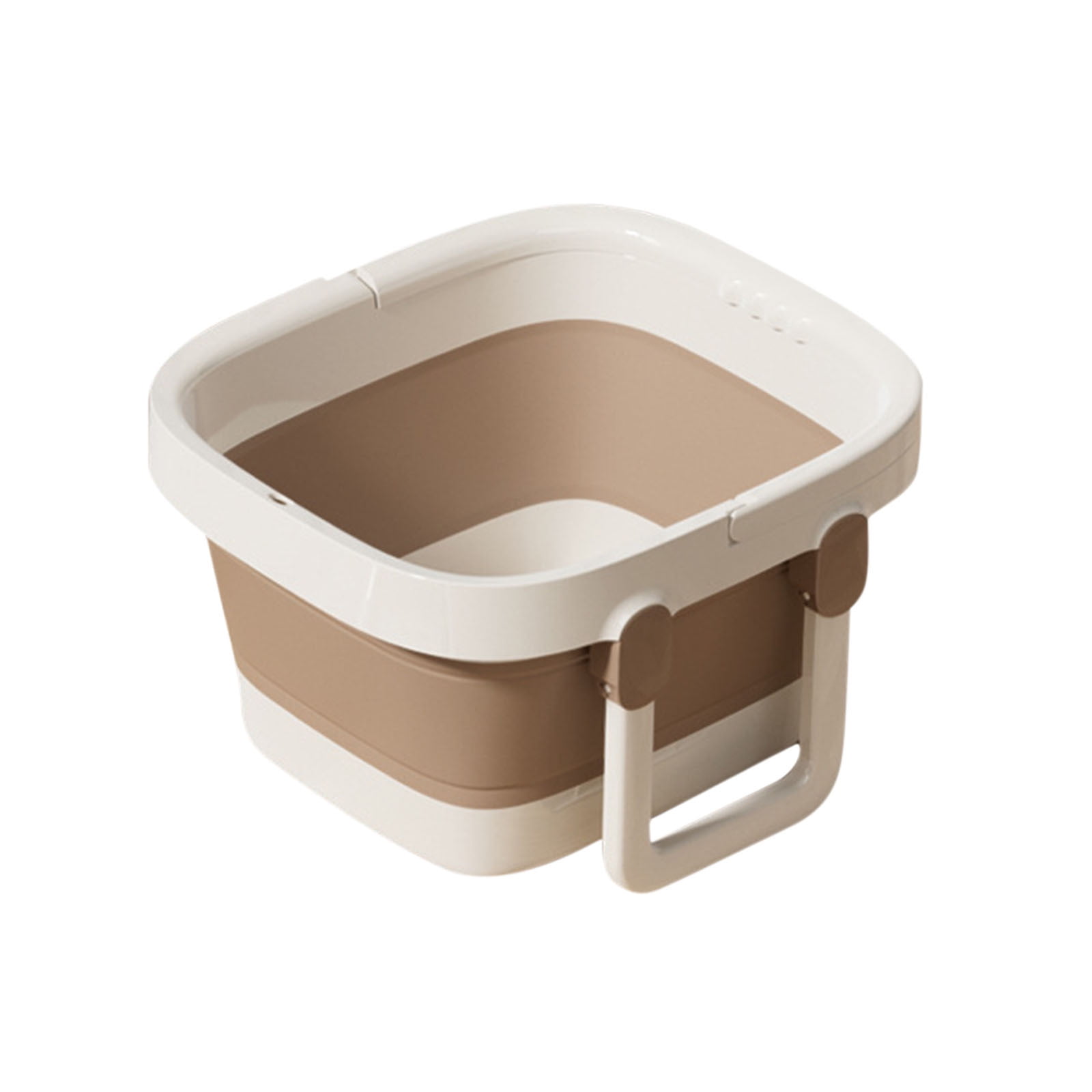 Brown Folding Foot Soaking Bucket Insulated Portable Basin For Calf ...