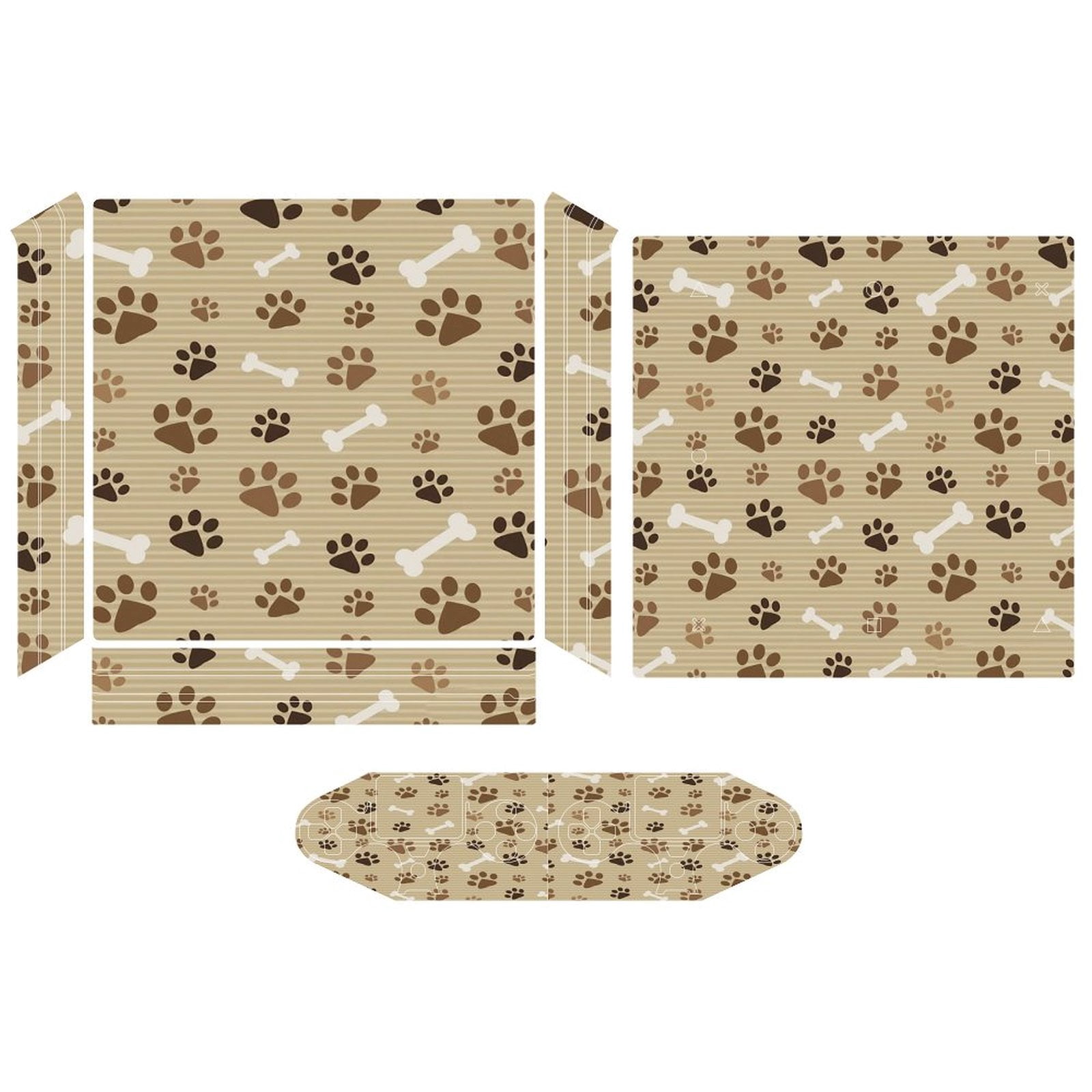 Brown Footprints And Bones PS4/PS4 Pro/PS4 Slim Skin Sticker For ...