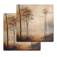 Brown Forest Kitchen Dish Towels for Drying Dishes Set of 2, Mysterious ...