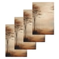 Brown Forest Kitchen Dish Towels for Drying Dishes Set of 4, Mysterious ...