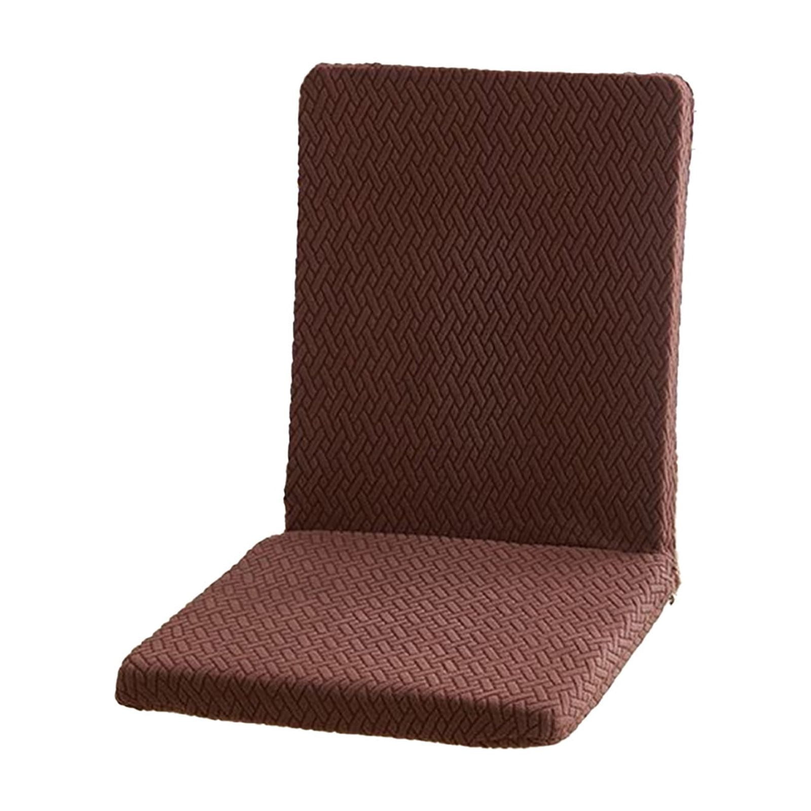 Brown Four Seasons Elastic Chair Cover With Integrated Seat And ...