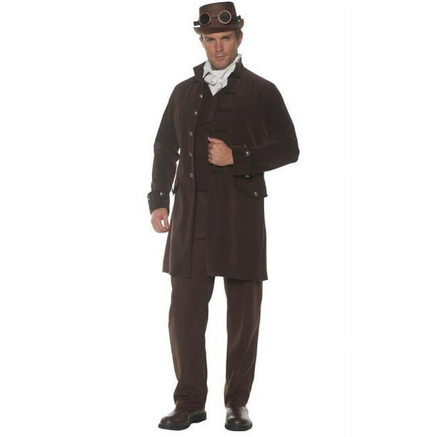 Brown Frock Coat Men's Adult Halloween Costume - Walmart.com