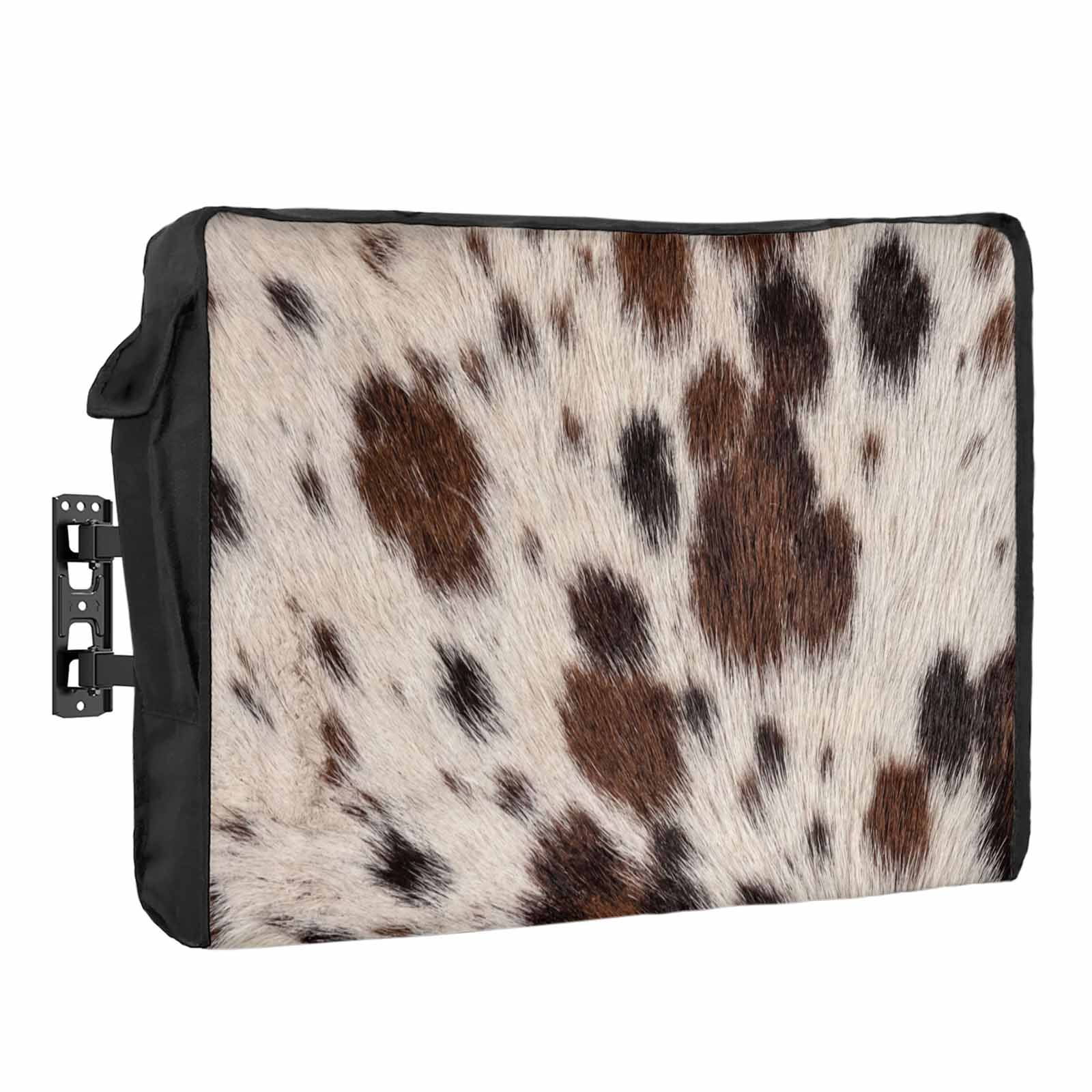 Brown Fur Texture Outdoor TV Cover Country Farm Animal Classic White ...
