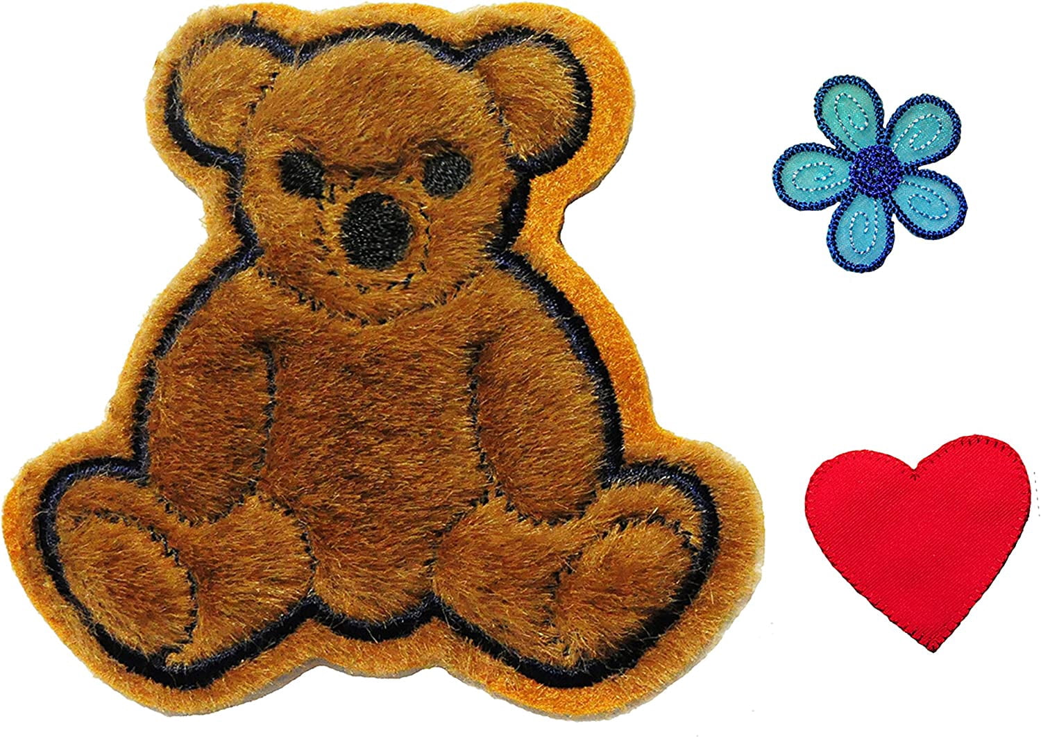 Brown Furry Teddy Bear Blue Flower Kaylee Firefly Costume Embroidered ...