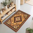 Brown Geometric Abstract Boho Rectangle Rug 2'x3' Retro Southwest ...