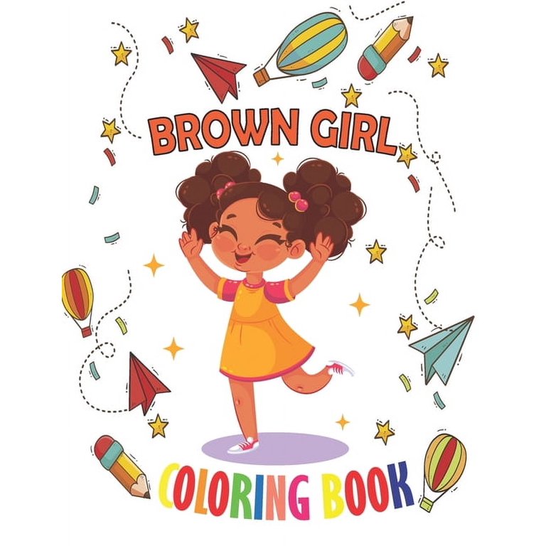 brown girl coloring pages