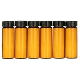JIUWU Brown Glass Vials, Liquid Bottles, Leakproof, 30ml, Pack of 24 ...