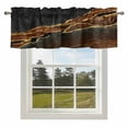 Brown Gold Marble Texture Valances for Windows Abstract Pattern on ...