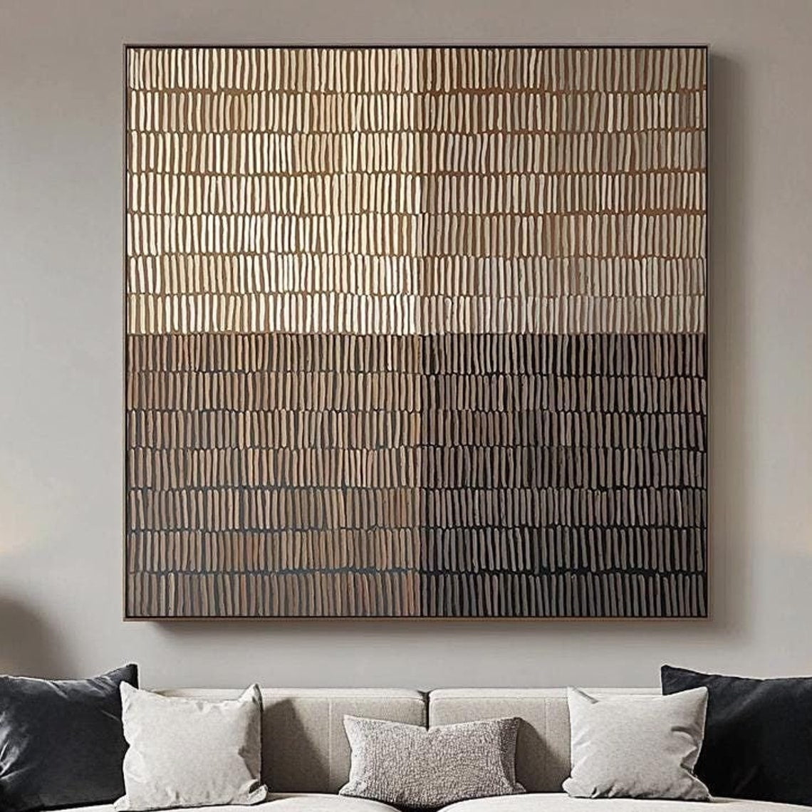 Brown Gradientbrown 3D Texture Painting, Brown Line Painting, Nordic ...