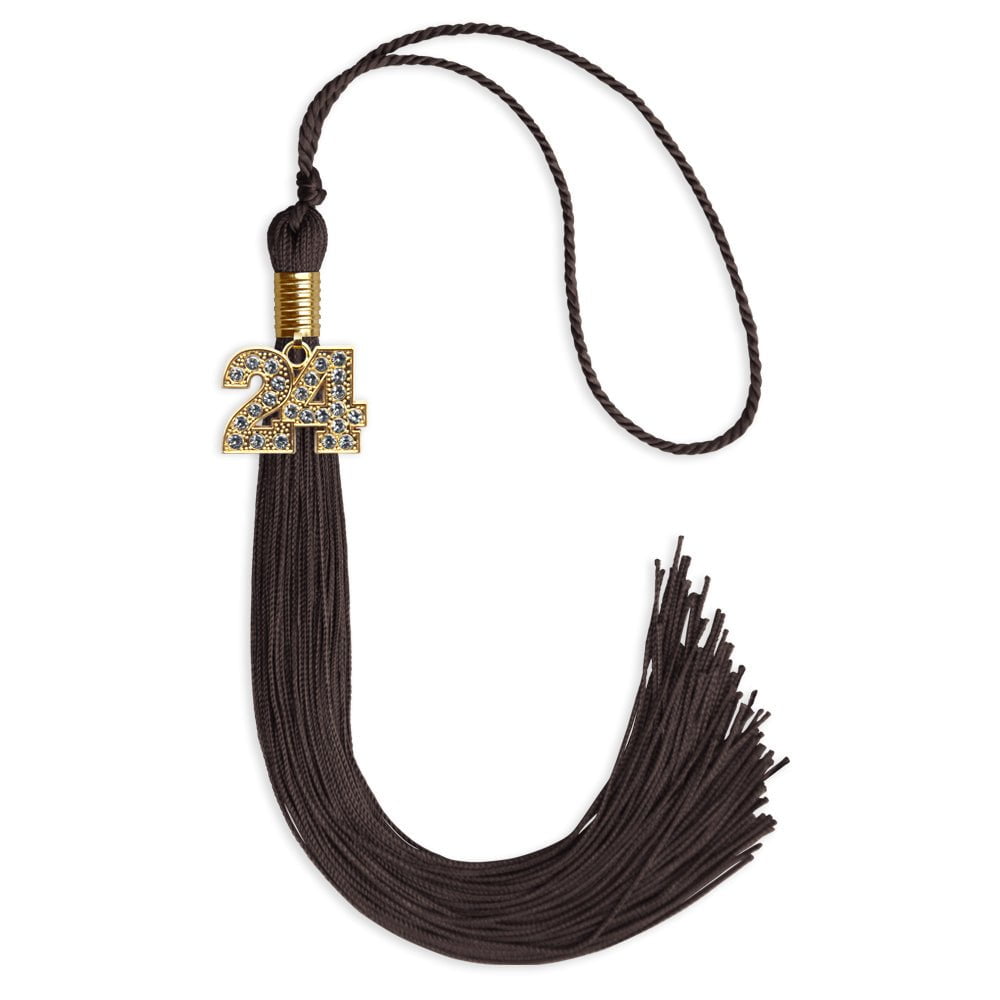 Endea Graduation Brown Graduation Tassel with Gold Date Drop - Walmart.com