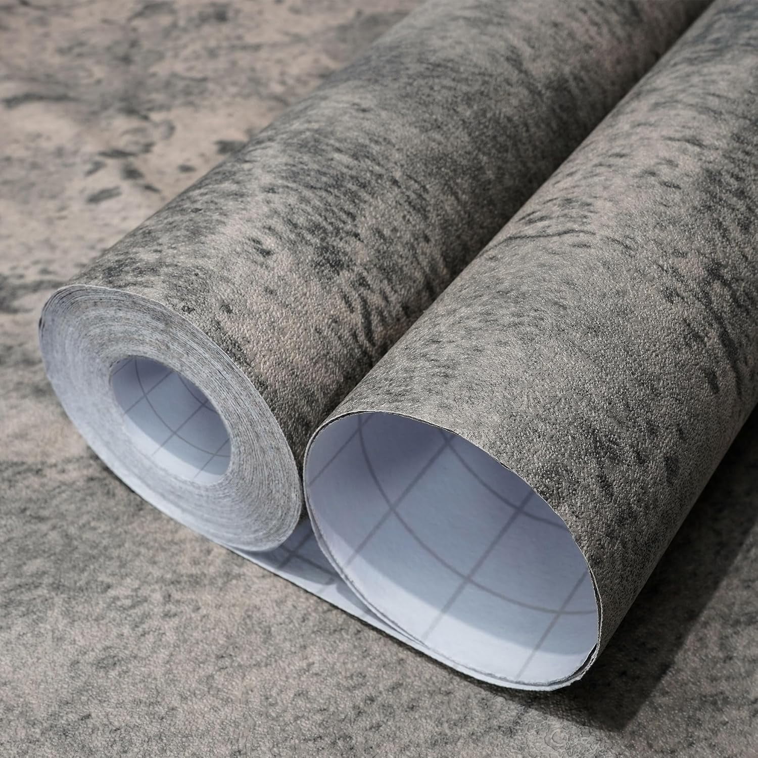 Brown Gray Concrete Wallpaper 15.7in x 80in, Brown Gray Cement Contact ...