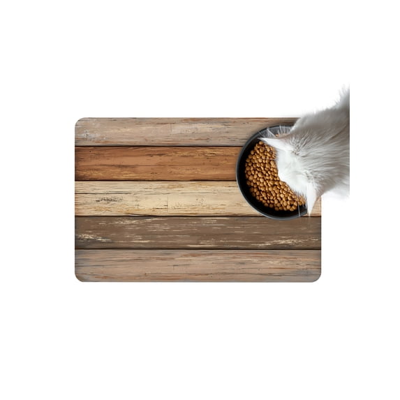 Brown Gray Wood Grain Doormat Non Slip Diatomaceous Earth Door Mat ...