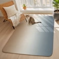 Brown Grey Area Rugs for Living Room 5x6, Gradient Washable Area Rug ...