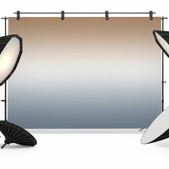 Brown Grey Backdrop for Photography, Gradient Photo Backdrop Portrait ...