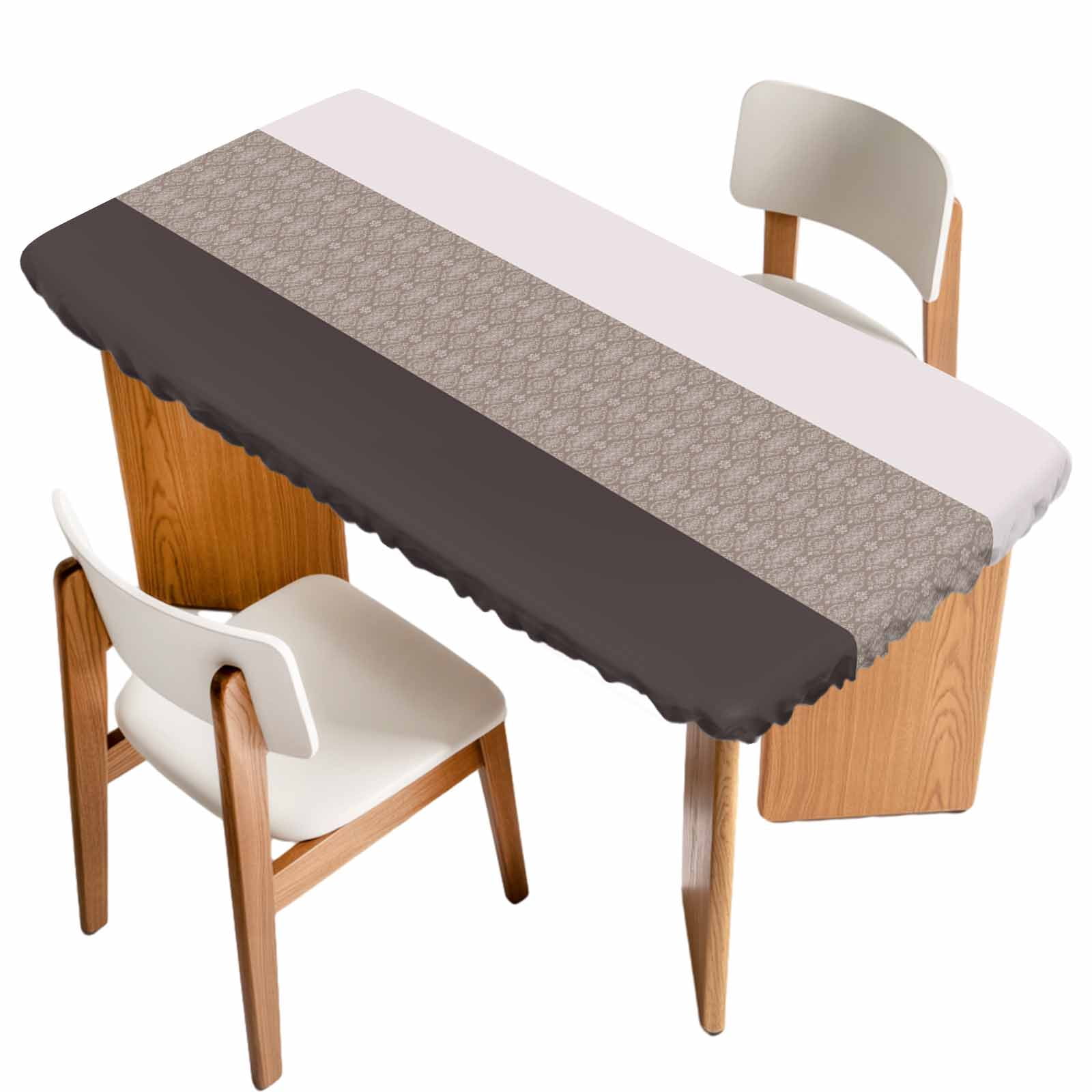 Brown Grey Boho Table Cloths for 3 Foot Rectangle Tables, Vintage ...