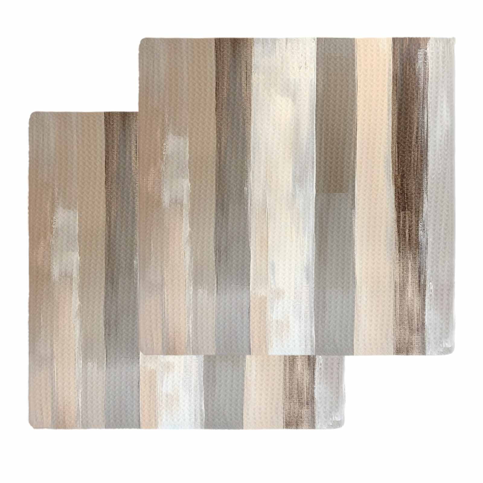 Brown Grey Kitchen Dish Towels for Drying Dishes Set of 2, Abstract ...