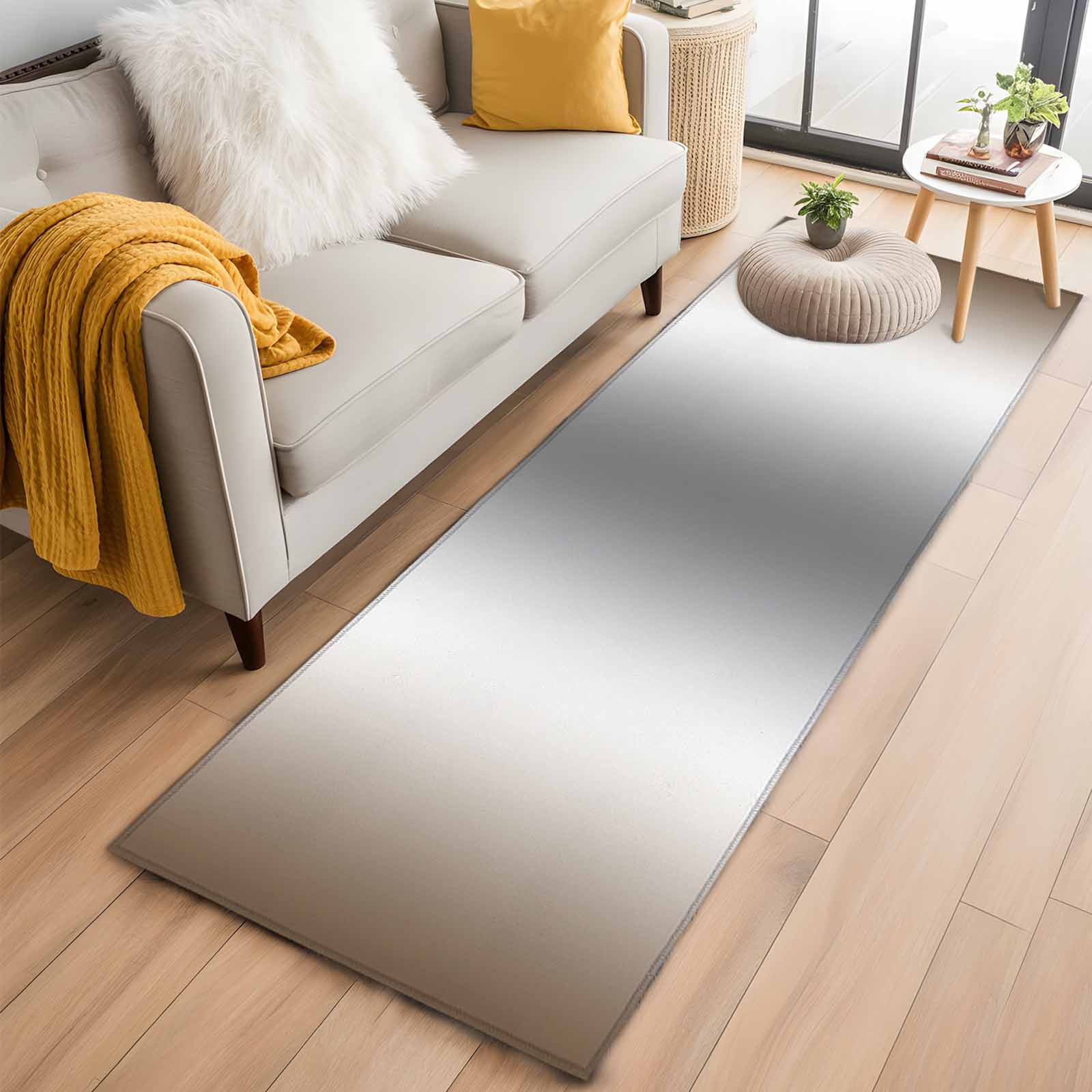 Brown Grey Kitchen Runner Rug 2x6 Washable Runners for Hallway Non Slip ...