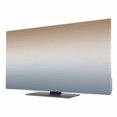 Brown Grey TV Dust Cover 43 Inch, Gradient Computer Monitor Cover ...