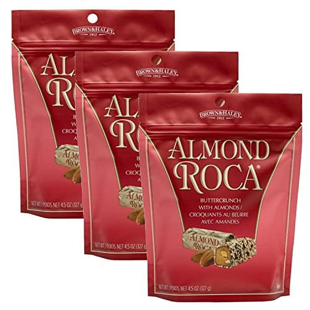 Brown & Haley Almond ROCA Stand-up Pouch, Individually Wrapped ...