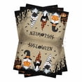 Brown Halloween Kitchen Towels Set of 3, Water Absorbent Dish Towel ...