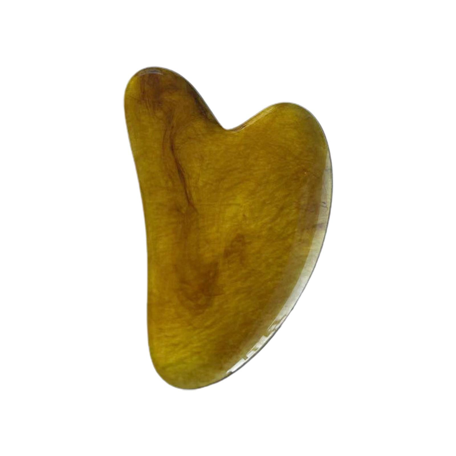 Brown Heart-Shaped Resin Colored Heart-Shaped Scraping Tablets For Face ...