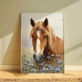 Brown Horse Print, Rustic Country Farmhouse Wall Art, Unframed Paper ...